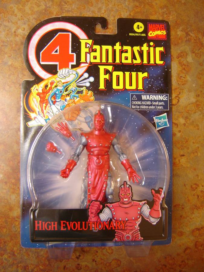 HIGH EVOLUTIONARY Retro Fantastic Four Marvel Legends Action Figure ...